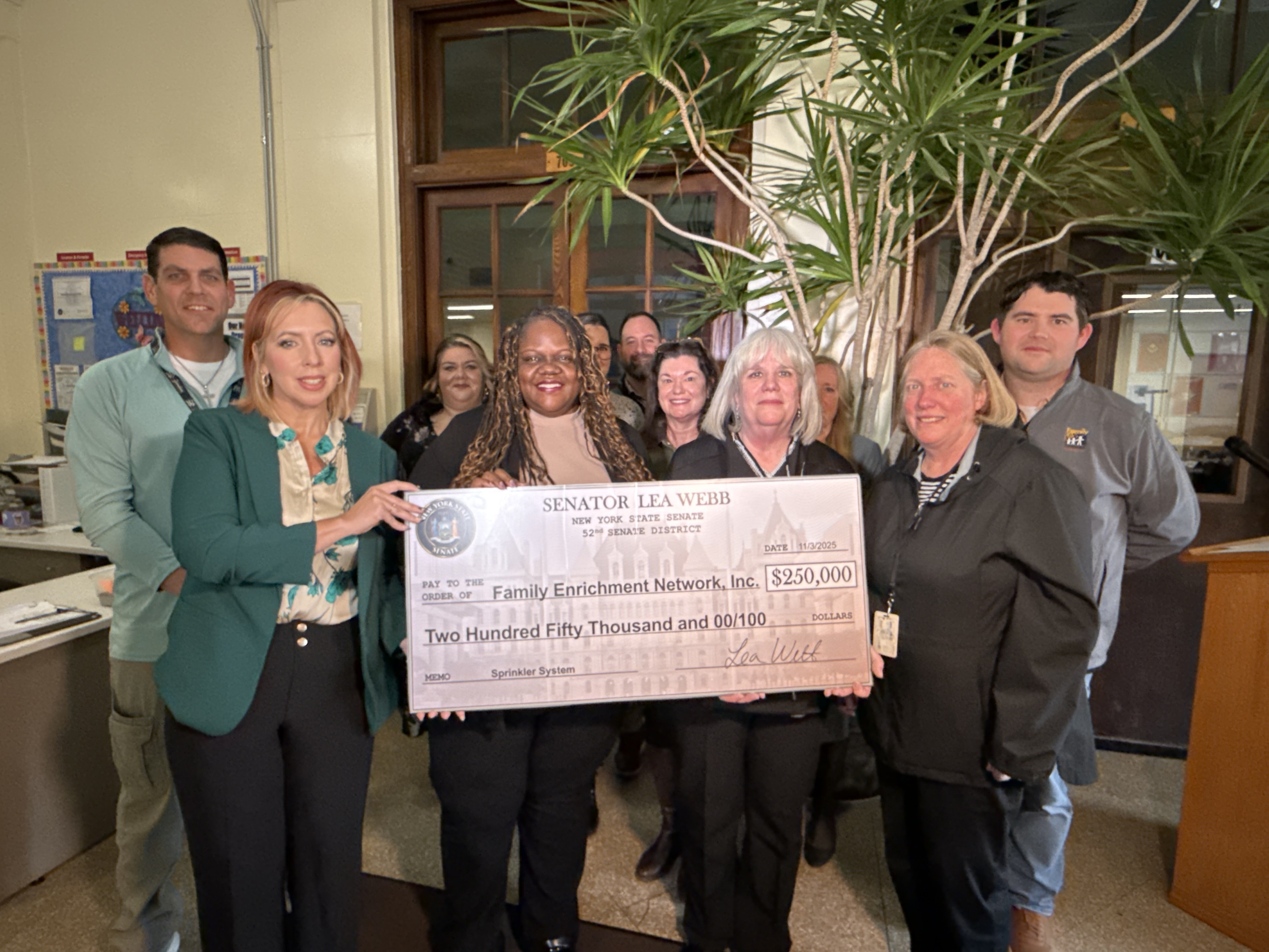Senator Lea Webb Announces $250,000 in State Funding for the Family ...