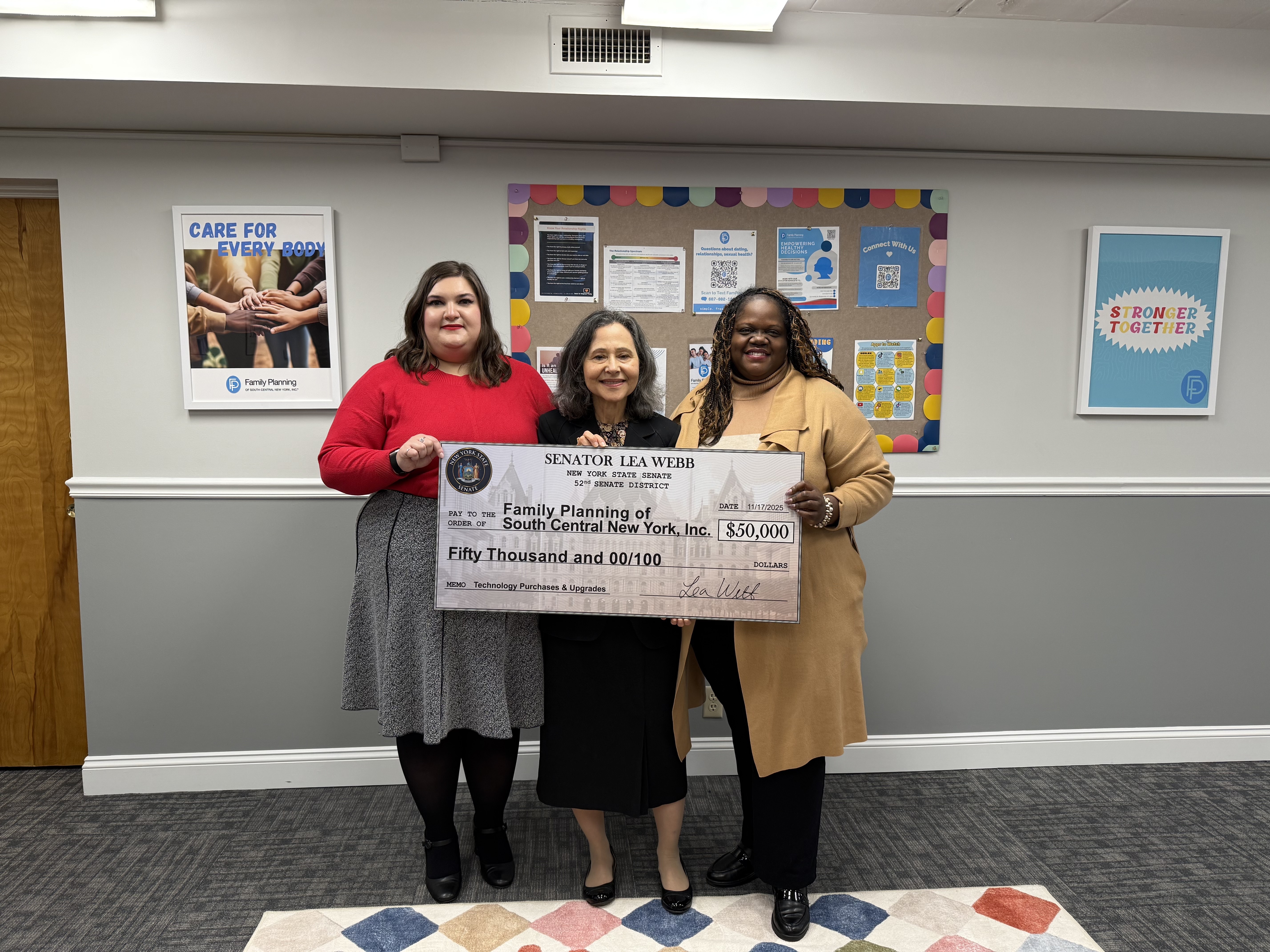 Senator Lea Webb Announces $50,000 in State Funding for Family Planning ...