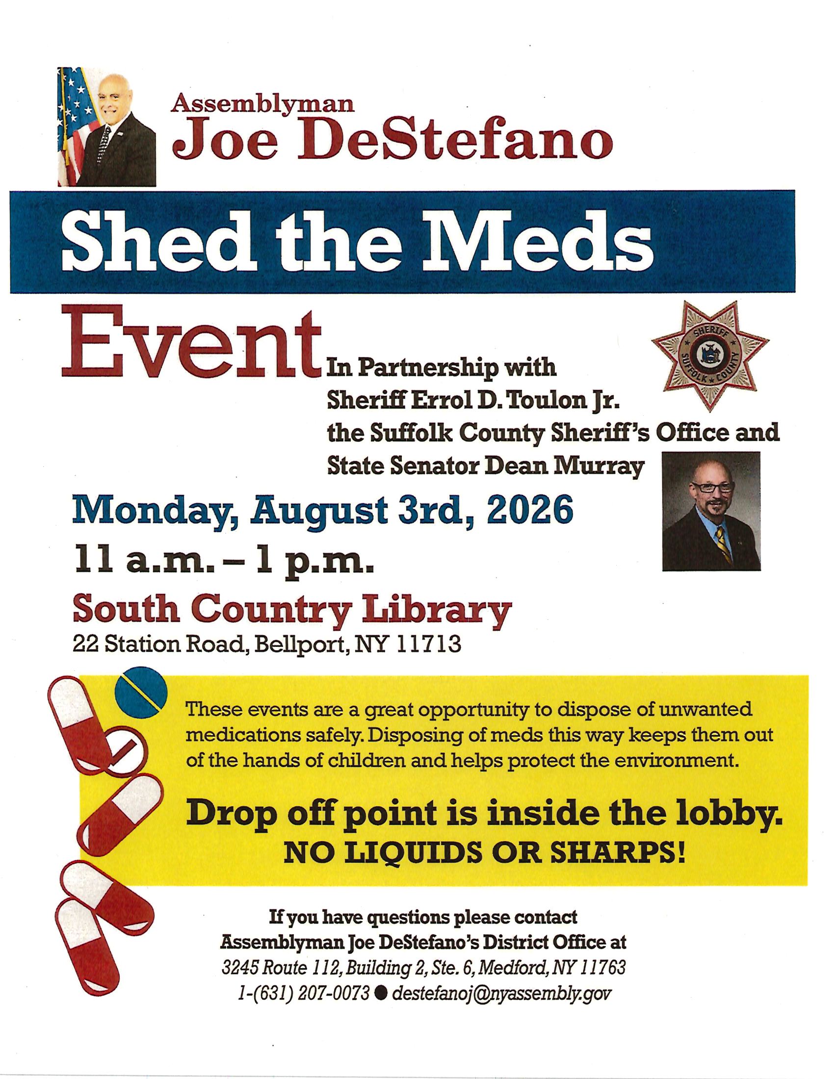NYS Senator Dean Murray And NYS Assemblyman Joe DeStefano Host A Shed ...