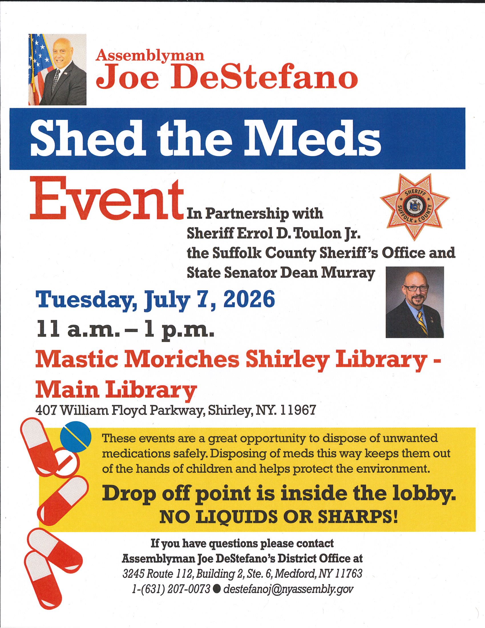 NYS Senator Dean Murray And NYS Assemblyman Joe DeStefano Host A Shed ...