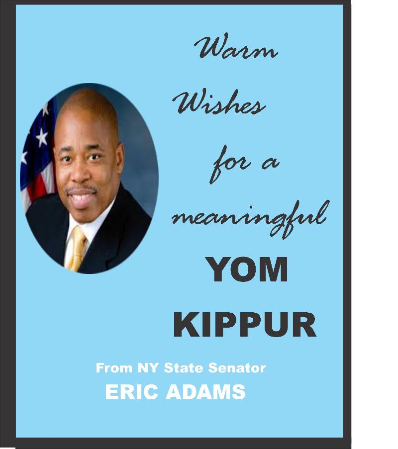 Senator Adams Extends Warm Wishes for A Meaningful Yom Kippur ...