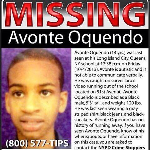 Missing Person - Avonte Oquendo | NYSenate.gov