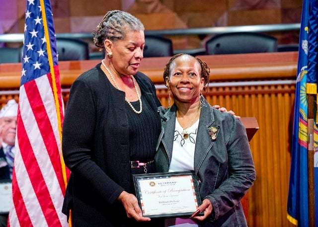 Senator Ruth Hassell-Thompson and Alexandria DuBose, wife of William ...