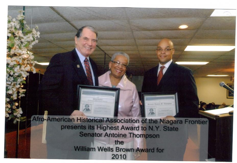 Senator Thompson receives the William Wells Brown Award - the Afro ...