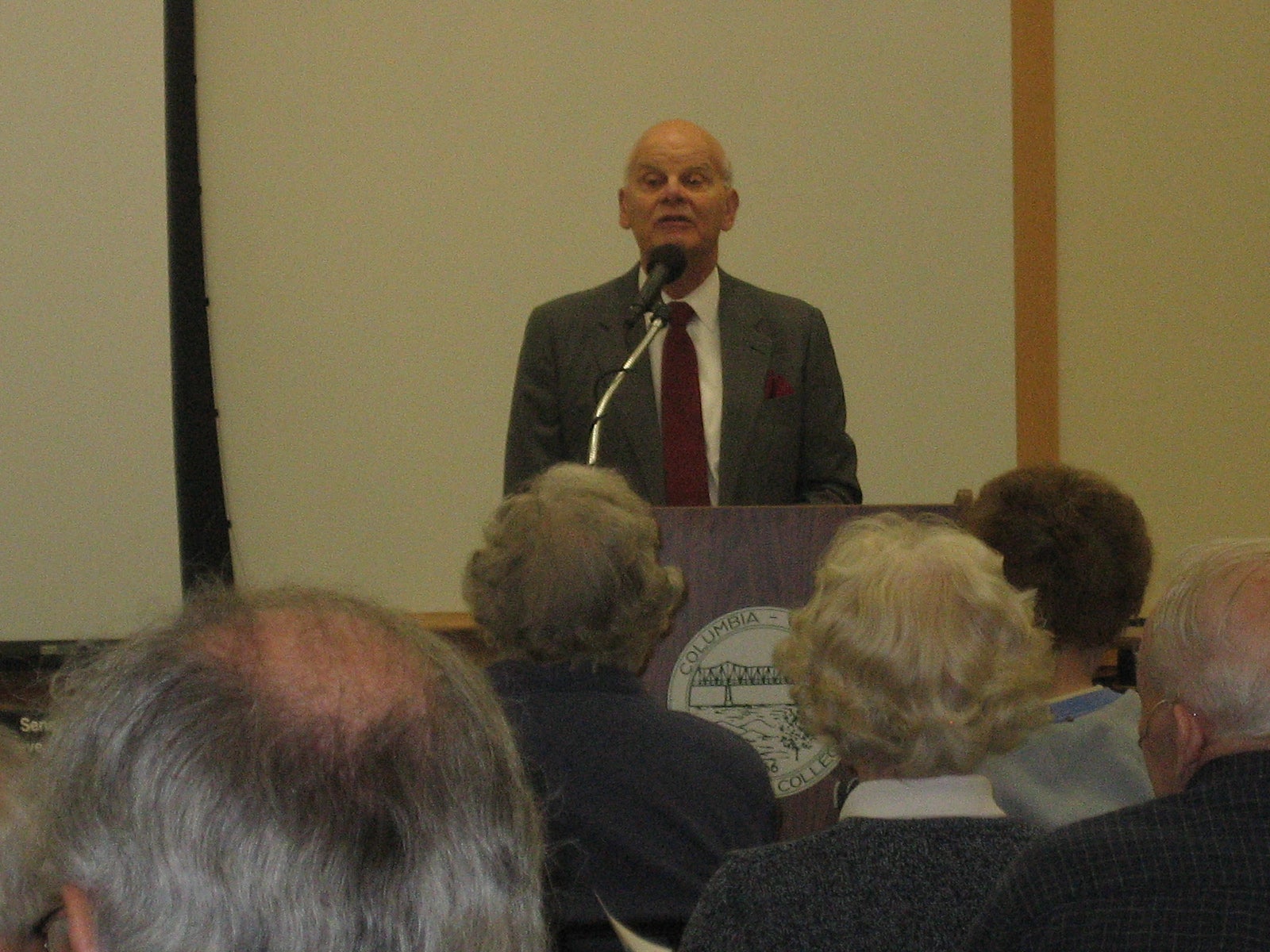 4/24/12 - Senator Saland welcomes the attendees at this morning's ...