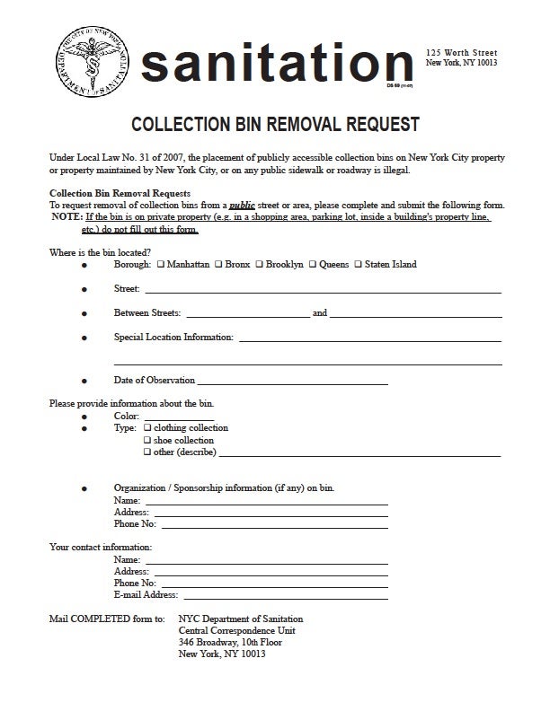 Important Information from the Department of Sanitation | NYSenate.gov