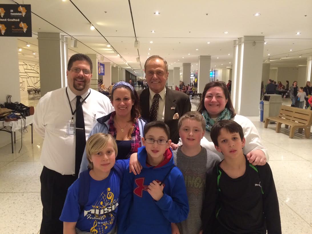 Senator Bonacic greets students from Orange County who were visiting ...