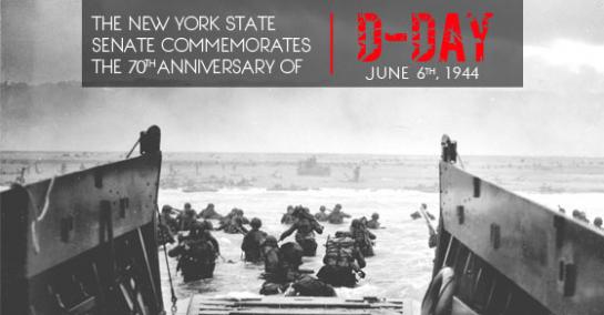 Senate Honors 70th Anniversary of D-Day Invasion | NYSenate.gov