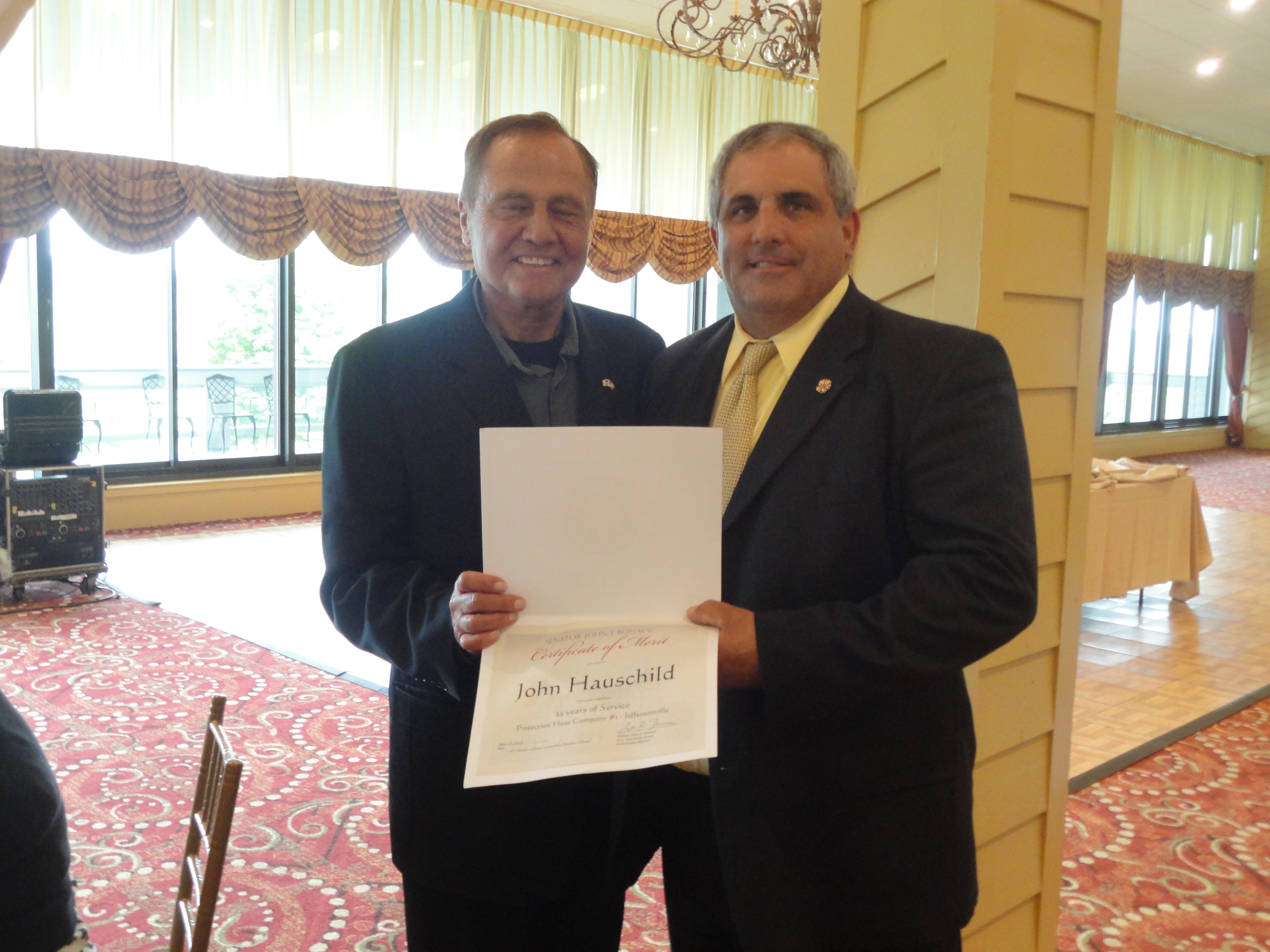 Senator Bonacic Presents Certificate of Merit Recognizing ...