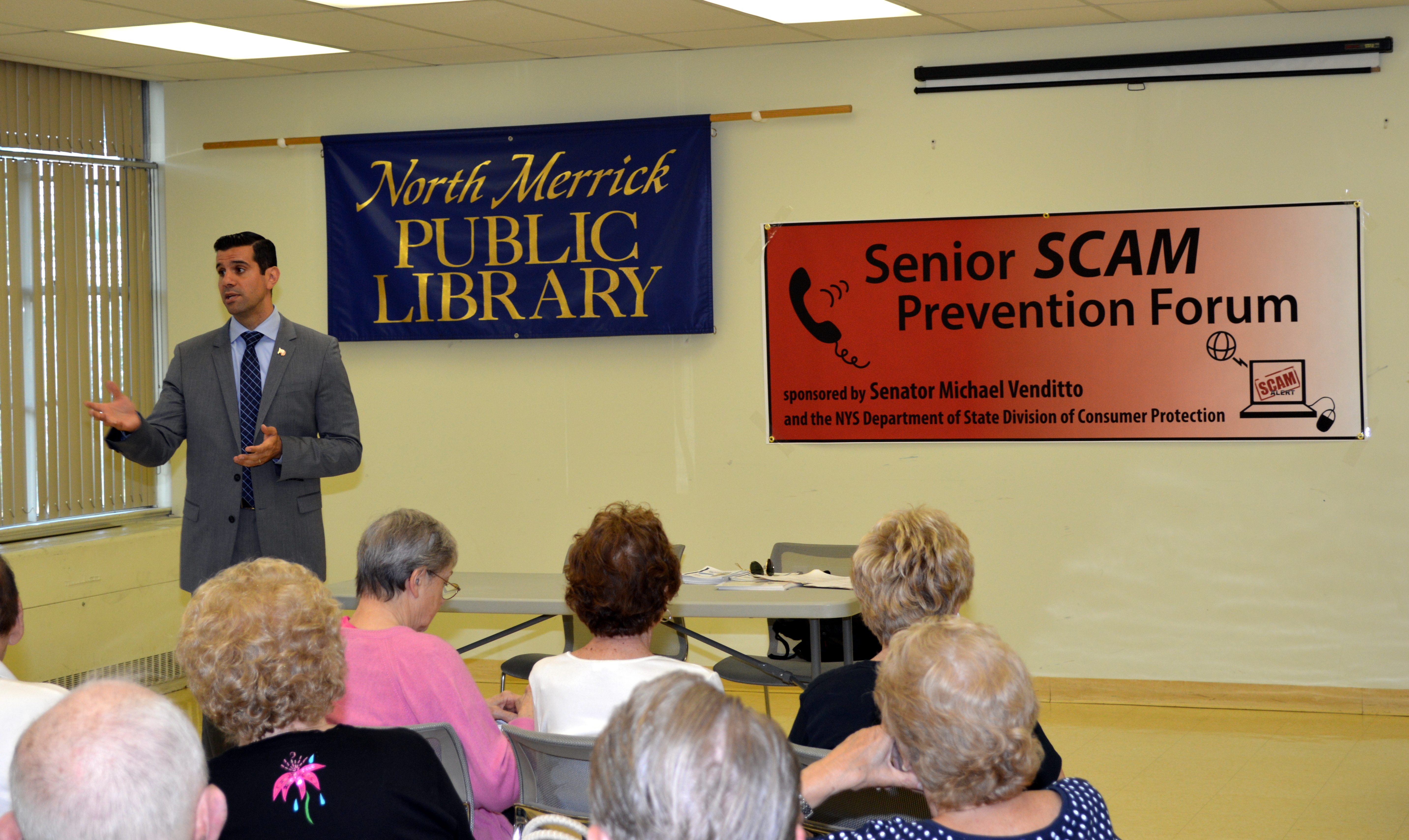 Senator Venditto Helps Seniors Avoid Scams | NYSenate.gov
