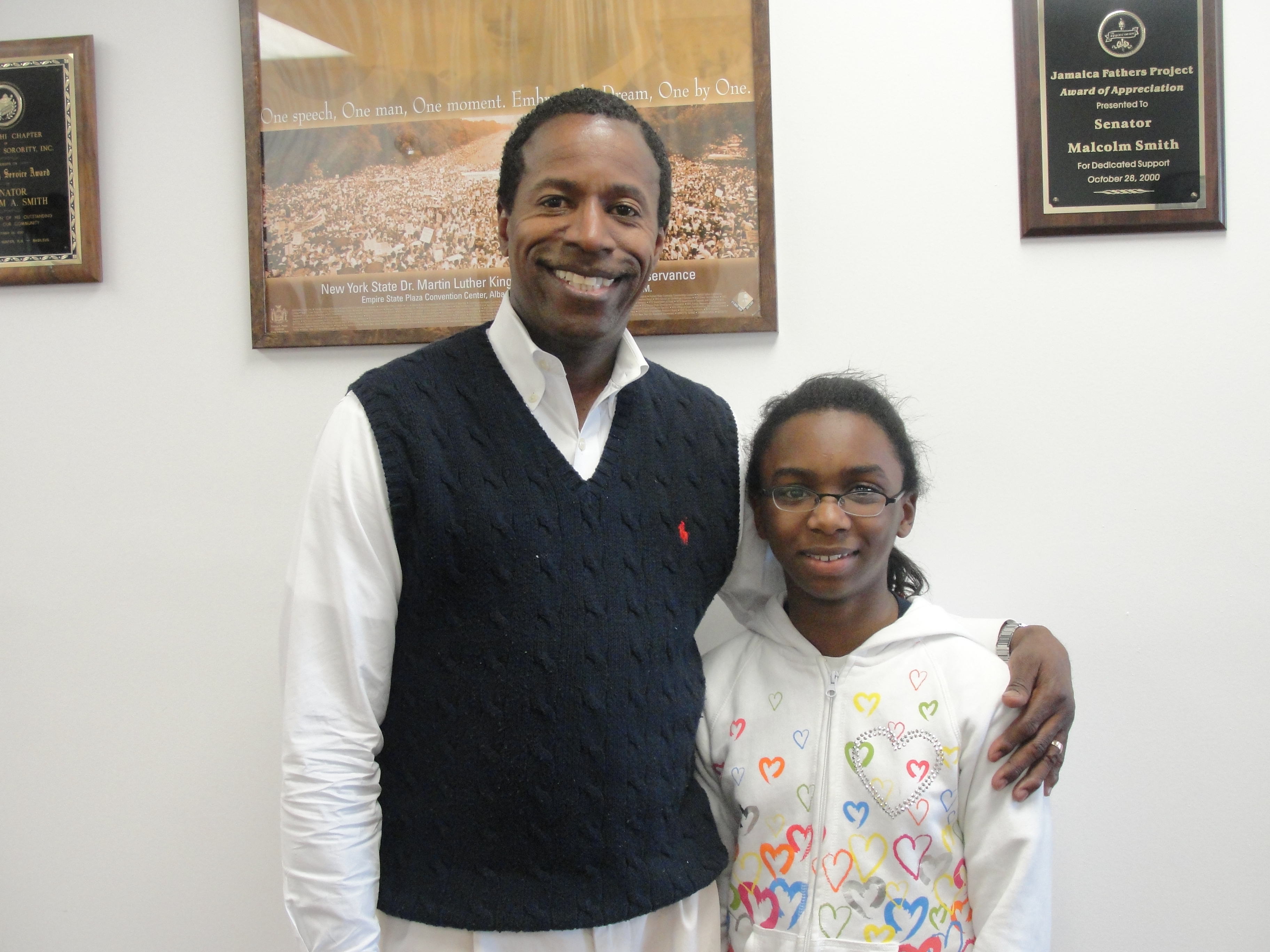 Senator Malcolm A. Smith Finds Young Diamond | NYSenate.gov
