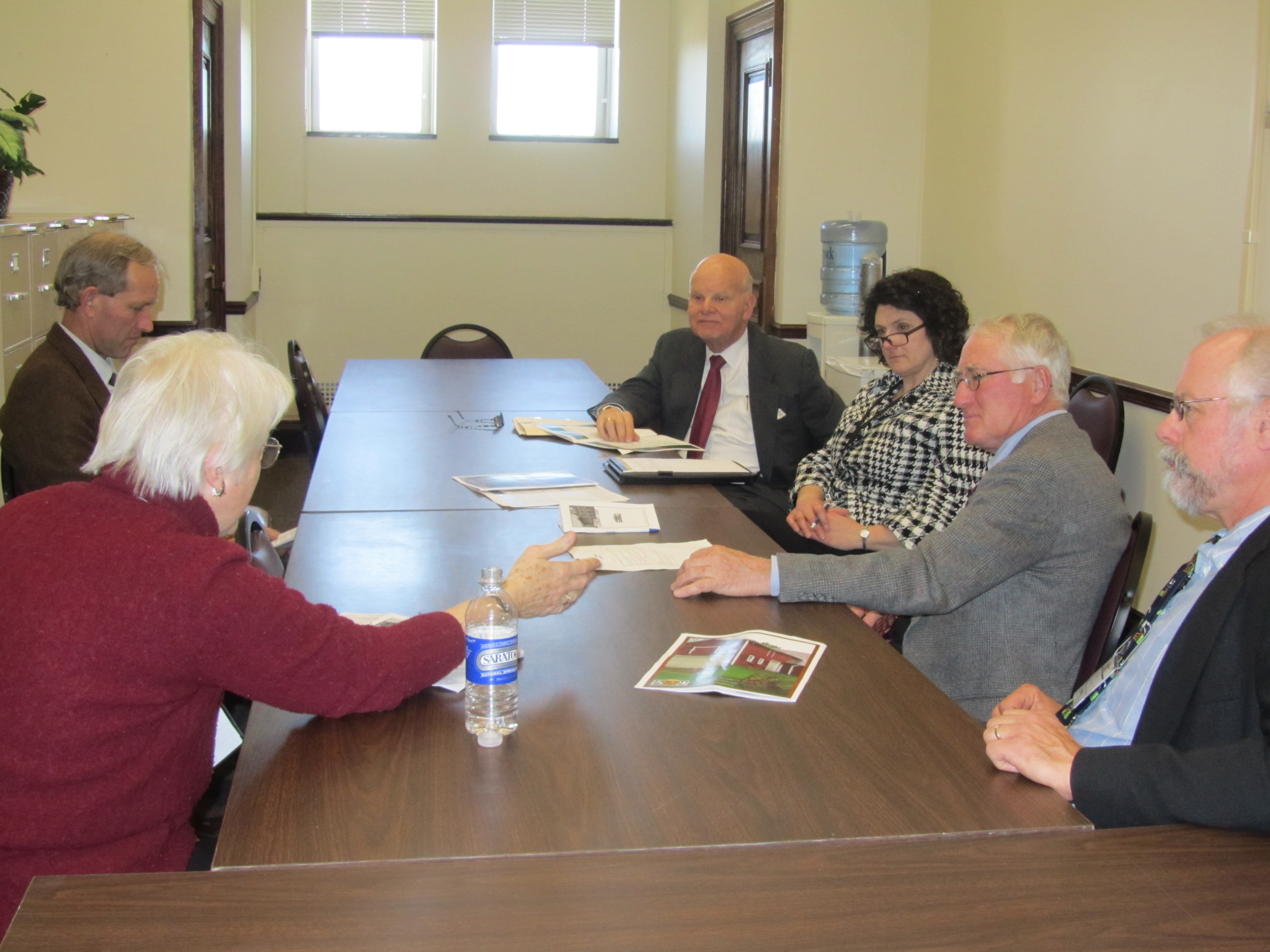 Senator Saland meets with members and constituents of the New York ...