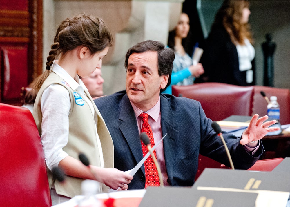 Senator Fuschillo Welcomes Merrick Girl Scout to State Capitol ...