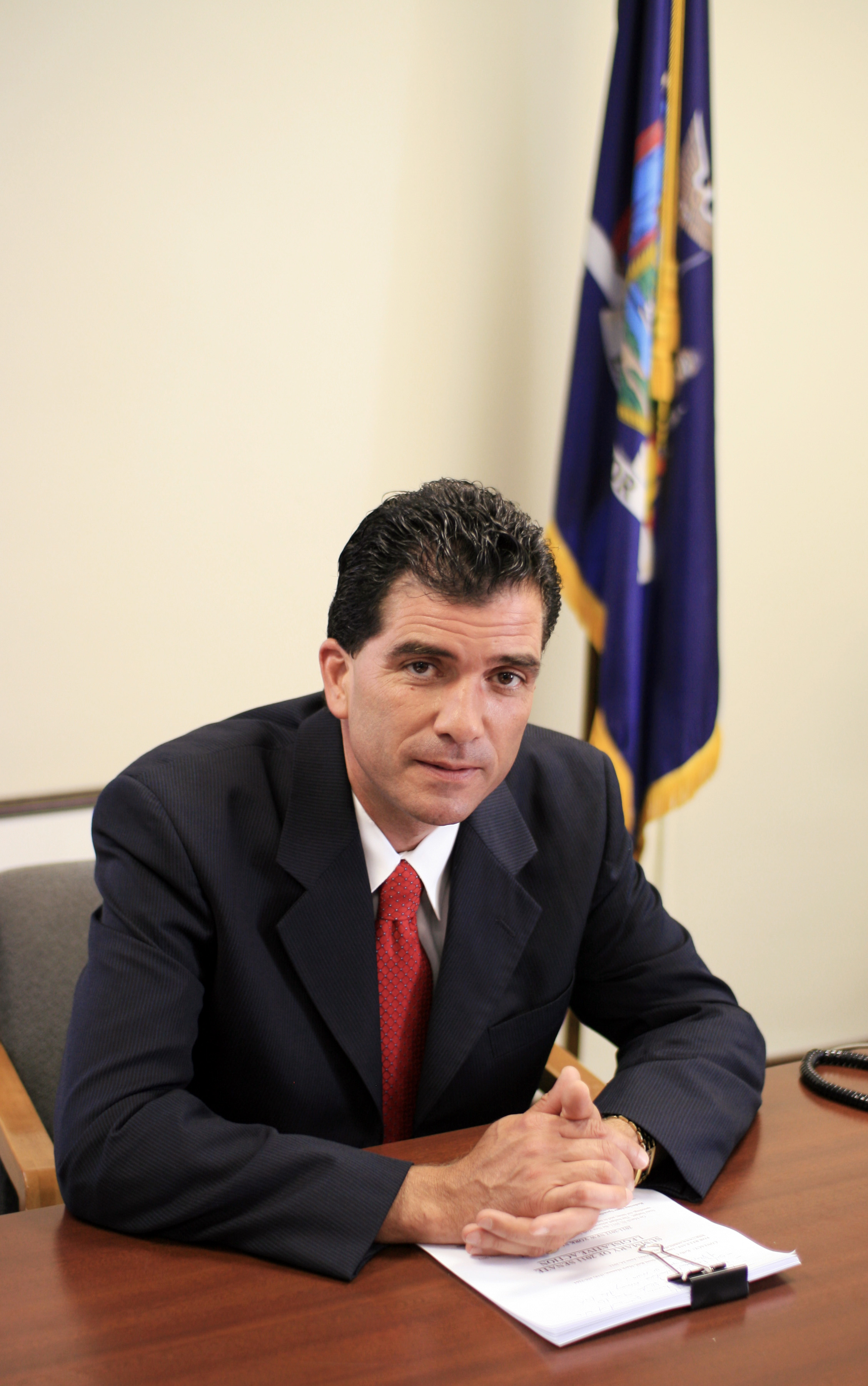 Senator Grisanti at his district office on Court Street in the City of ...