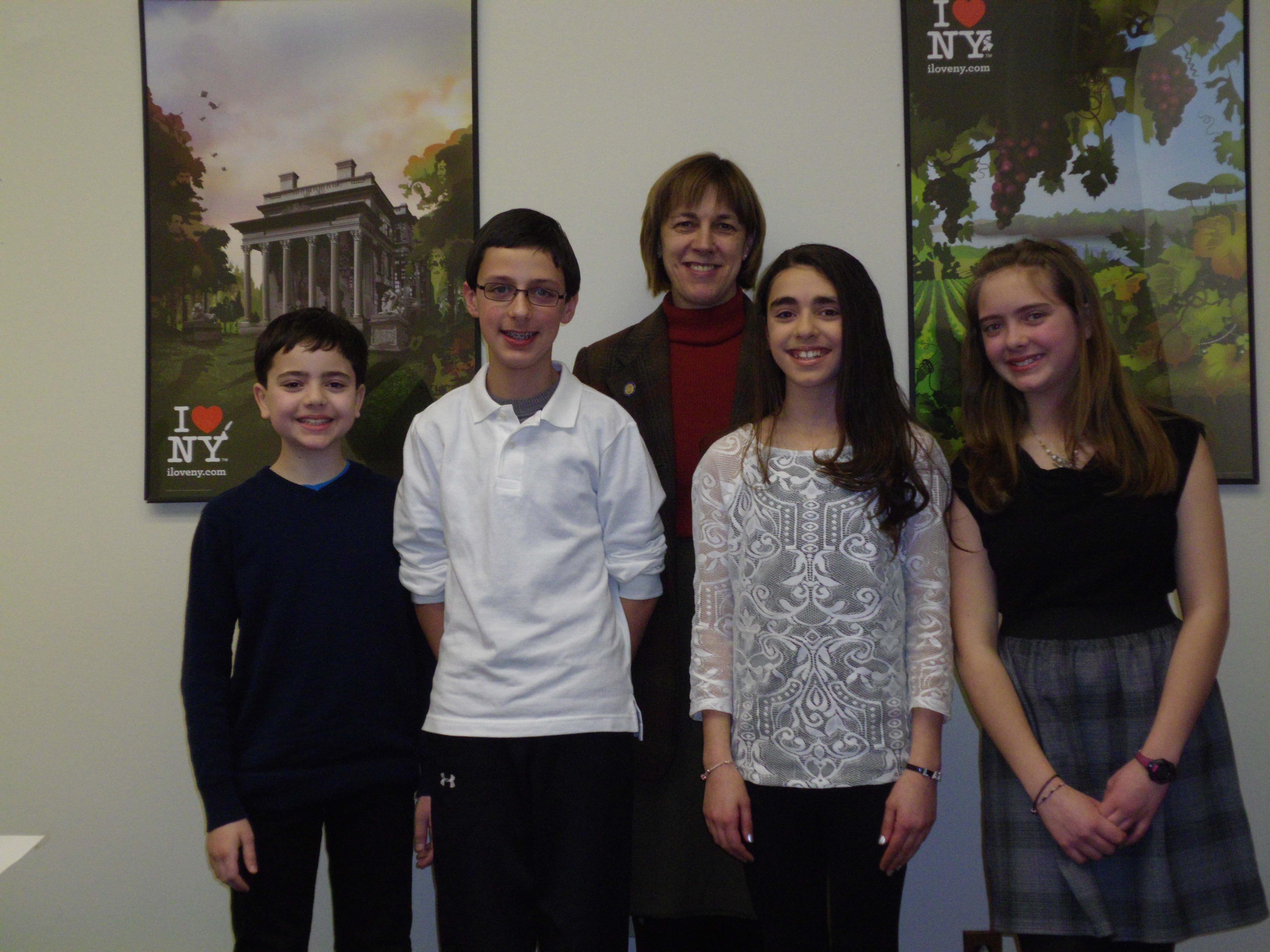 Jonah Goldstein, Matthew Creighton, Layla Yousef and Mallory Trainor ...