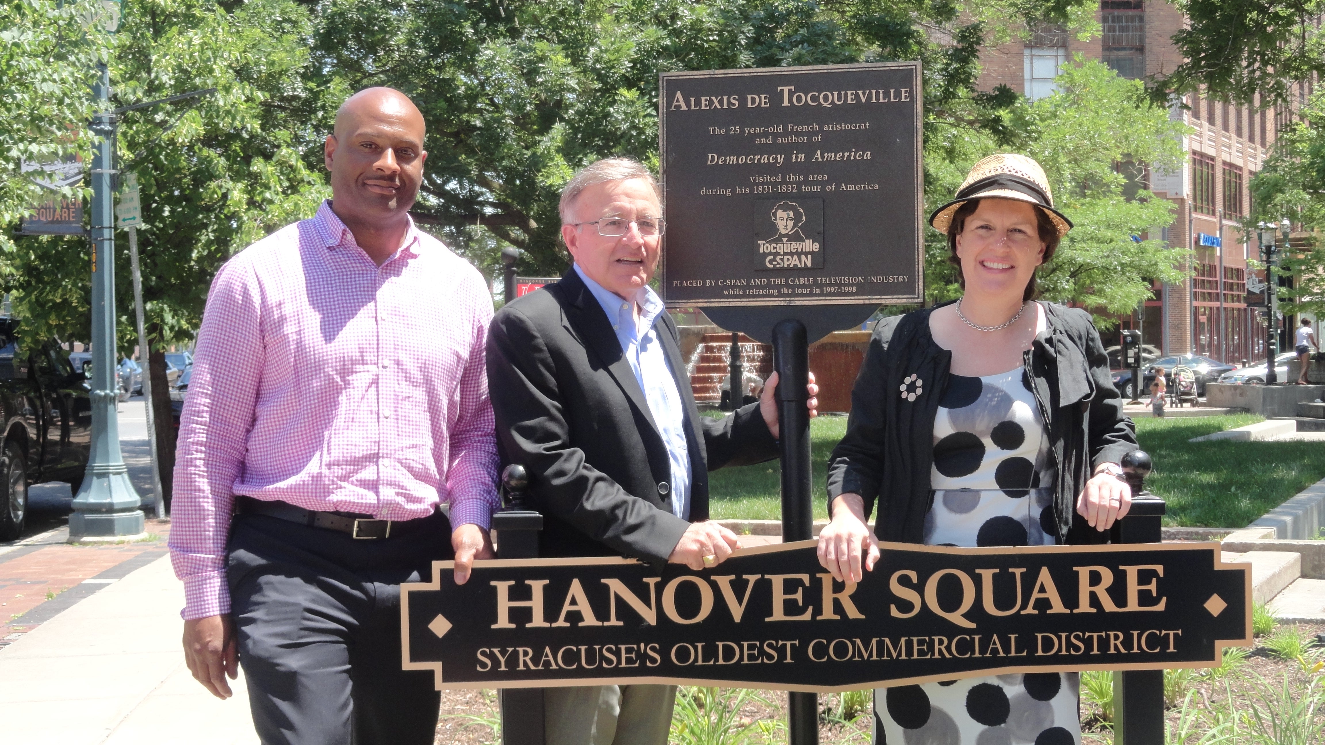 Senator DeFrancisco at Syracuse's Hanover Square | NYSenate.gov