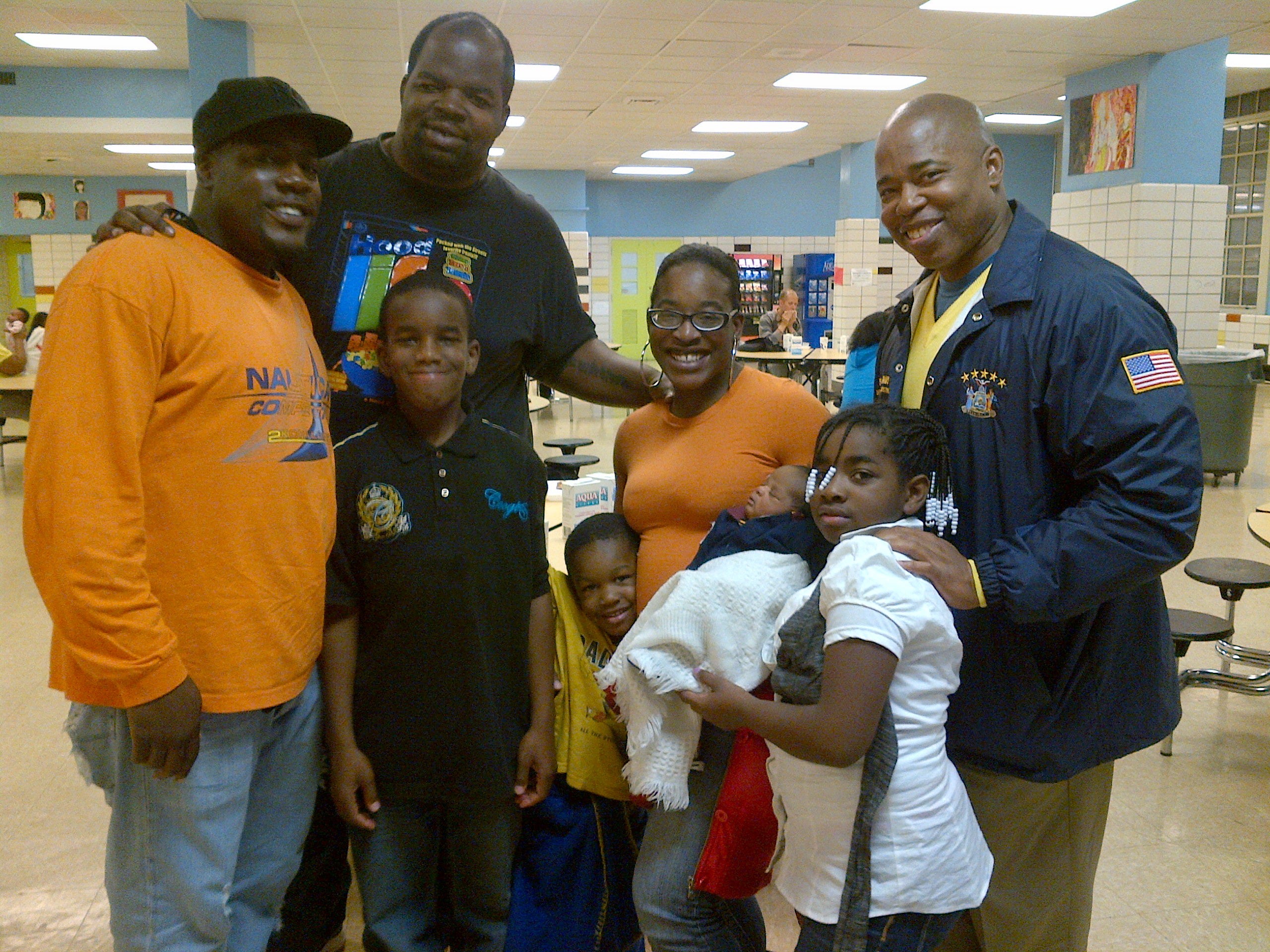 Senator Adams visits a family displaced by the storm | NYSenate.gov