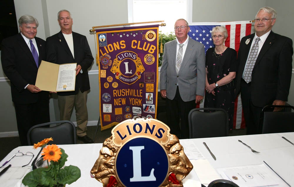 Senator Nozzolio commemorates the Rushville Lions Club on their 60th ...