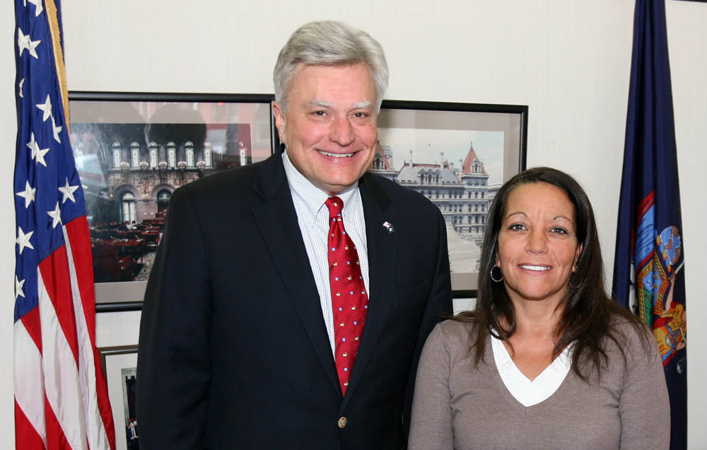 Senator Mike Nozzolio recently welcomed Joyce Harmon of Auburn, New ...