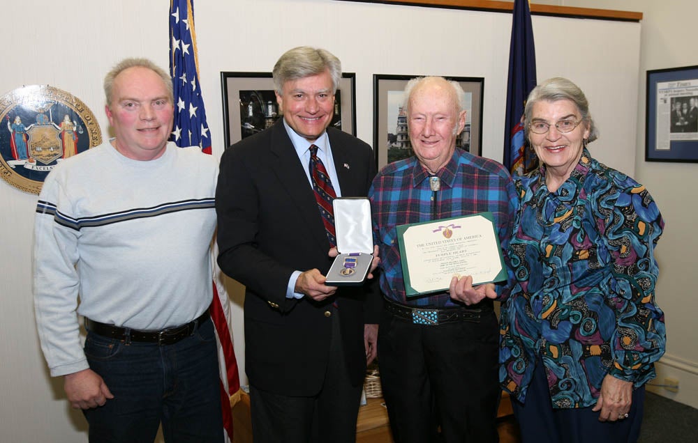 William Casey Presented With Purple Heart | NYSenate.gov