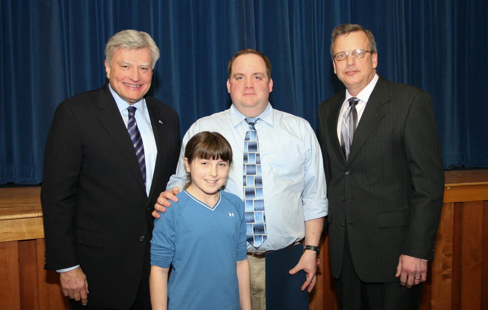 Senator Nozzolio recognizes teacher Brian Heffron for his actions in ...