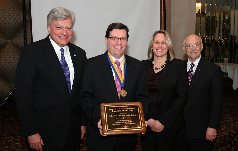 Senator Nozzolio Honors President Mark Gearan with a New York State ...