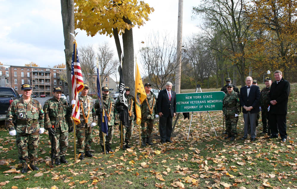 Unveiling of “Vietnam Veterans Memorial Highway of Valor” Sign ...