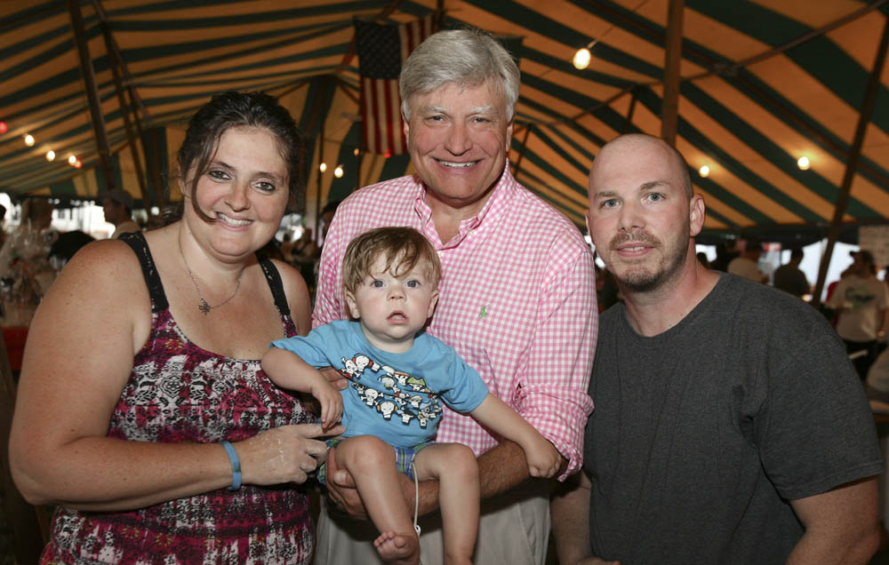 Senator Nozzolio meets Baby Blake Simmons at the St. Anthony's Festival ...