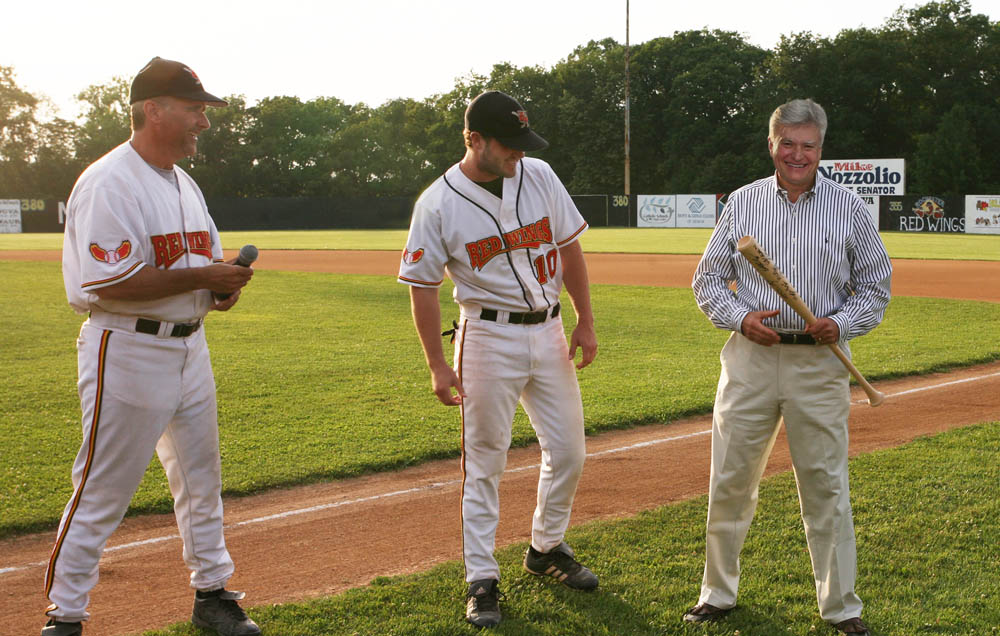 Senator Nozzolio Honored With Team-Signed Baseball Bat | NYSenate.gov