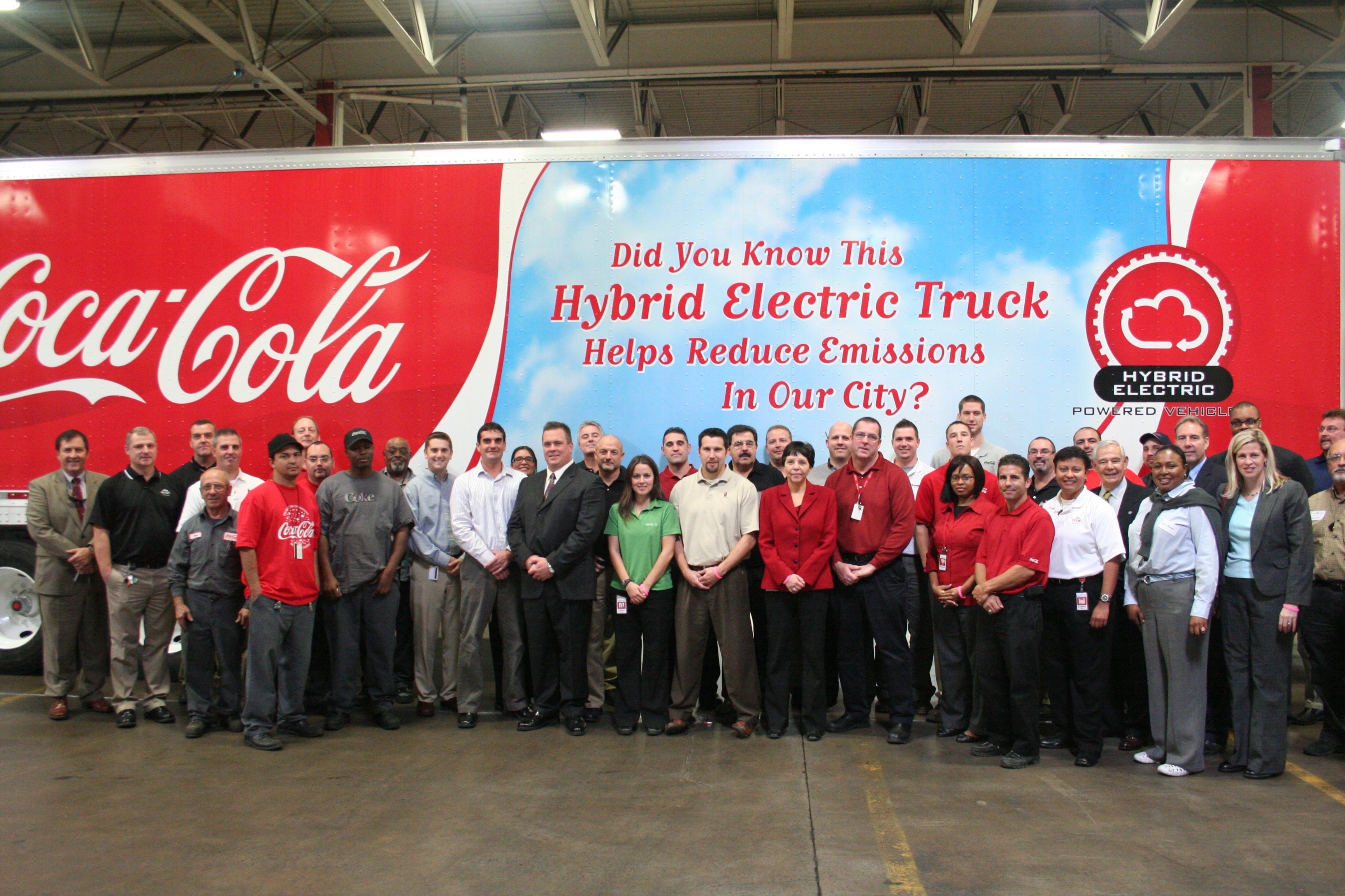 Coca-Cola Unveils Hybrid Delivery Truck | NYSenate.gov