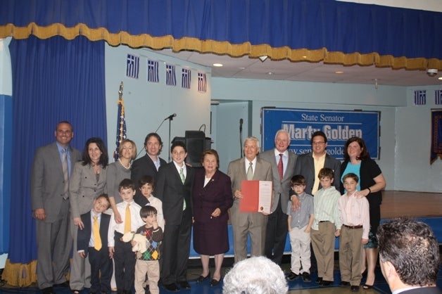 Senator Marty Golden honors long time civic leader Basil Capetanakis ...