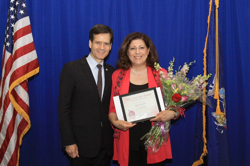 Honoring NYS Senate Woman of Distinction Marisa Redanty