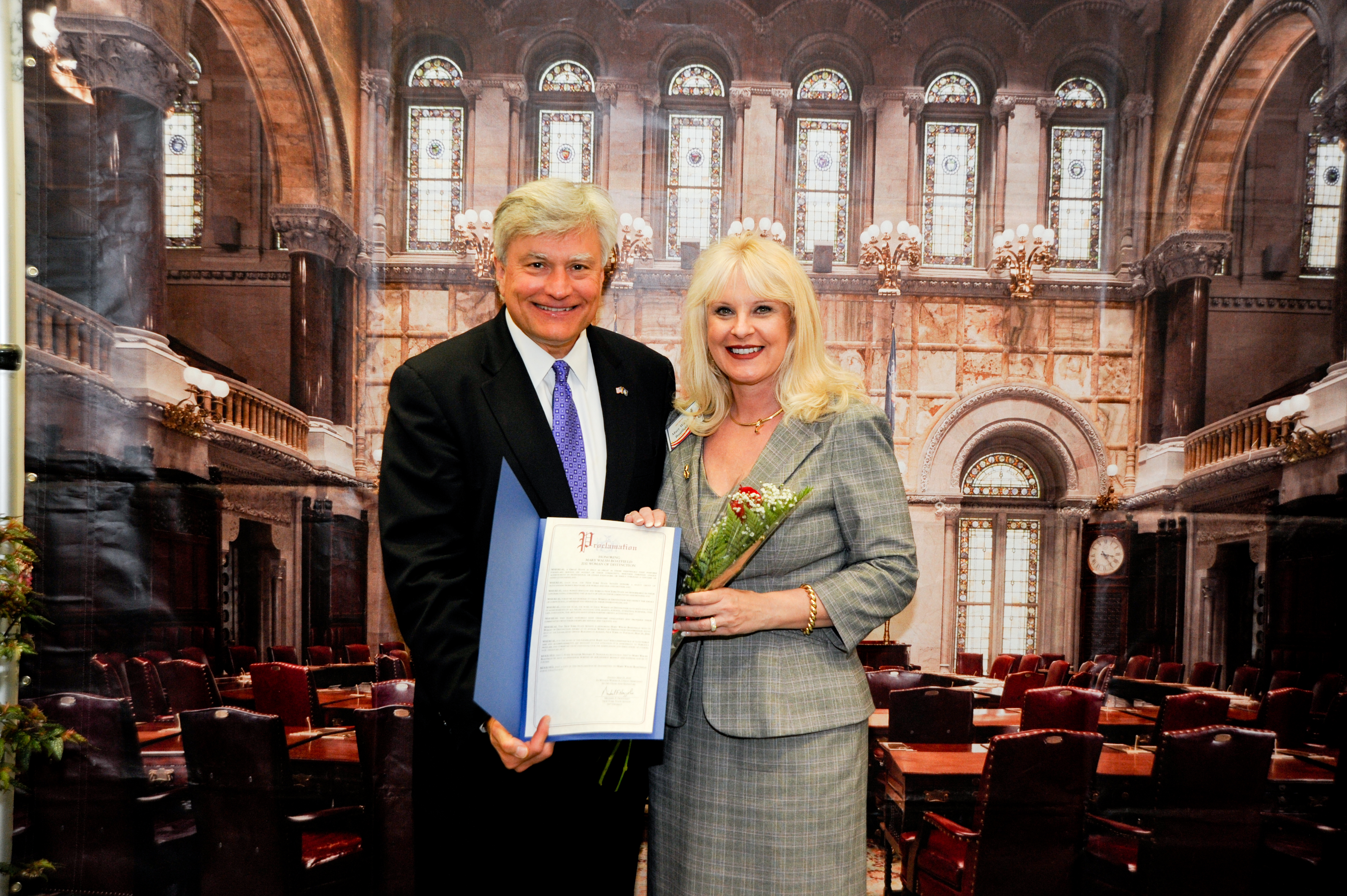Mary Boatfield Honored by Senator Nozzolio at 2010 NYS Senate Women of ...