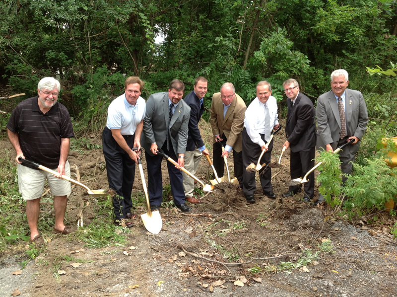 Breaking ground for Meadow Drive extension in North Tonawanda ...
