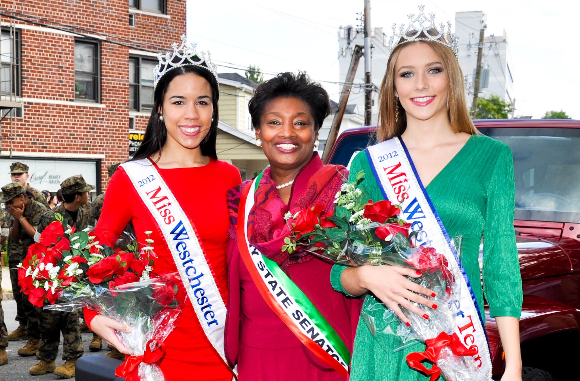 Senator with Miss Westchester and Miss Teen Westchester at the Yonkers ...