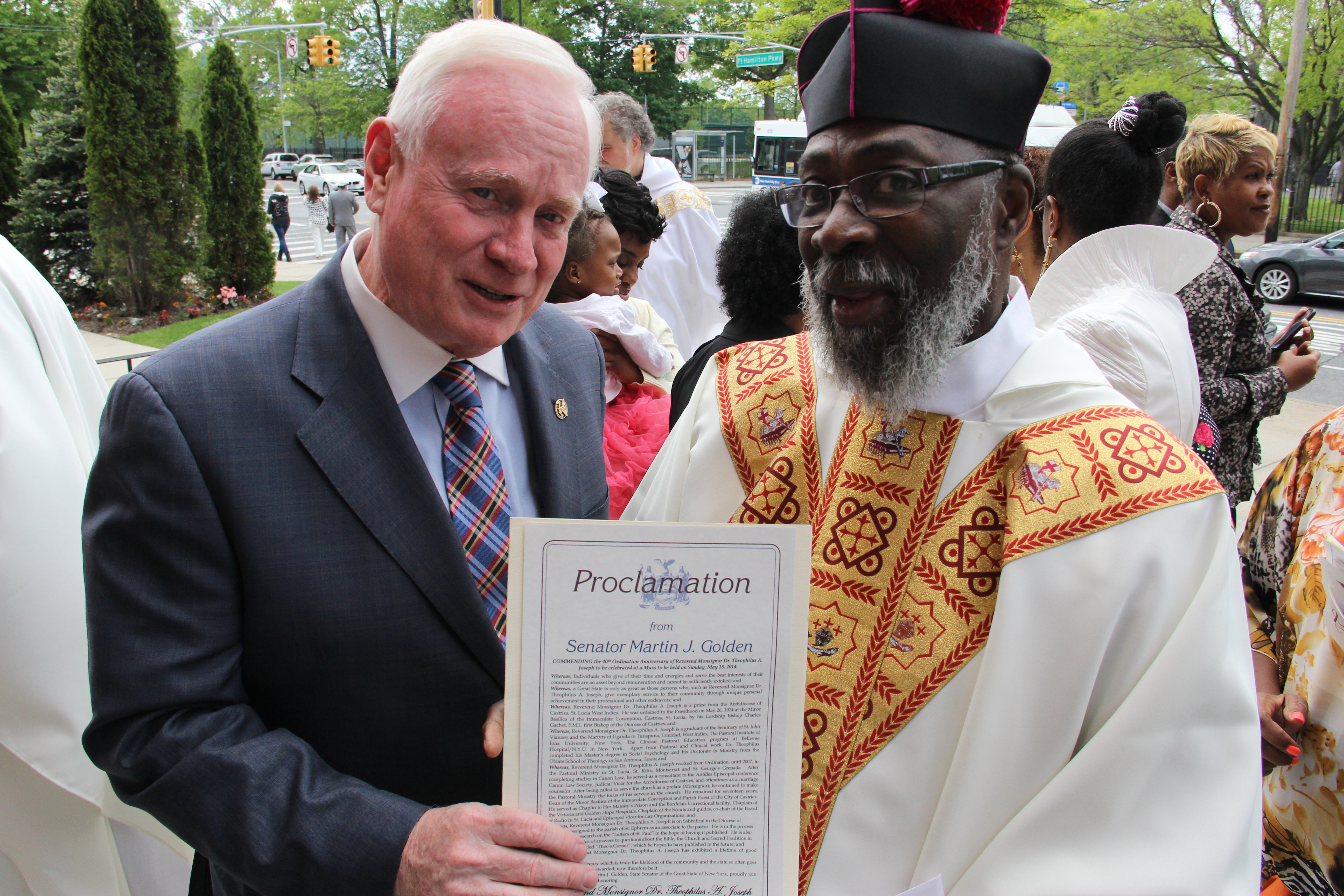 Honored to attend Msgr. Theophilus Joseph's 40th Celebration at St ...