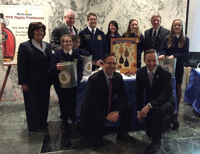 SENATOR GOLDEN WELCOMES THE NEW YORK STATE MAPLE PRODUCERS TO ALBANY ...