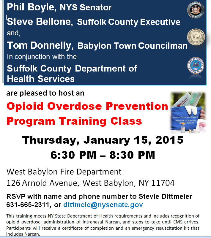 Narcan Training Class | NYSenate.gov