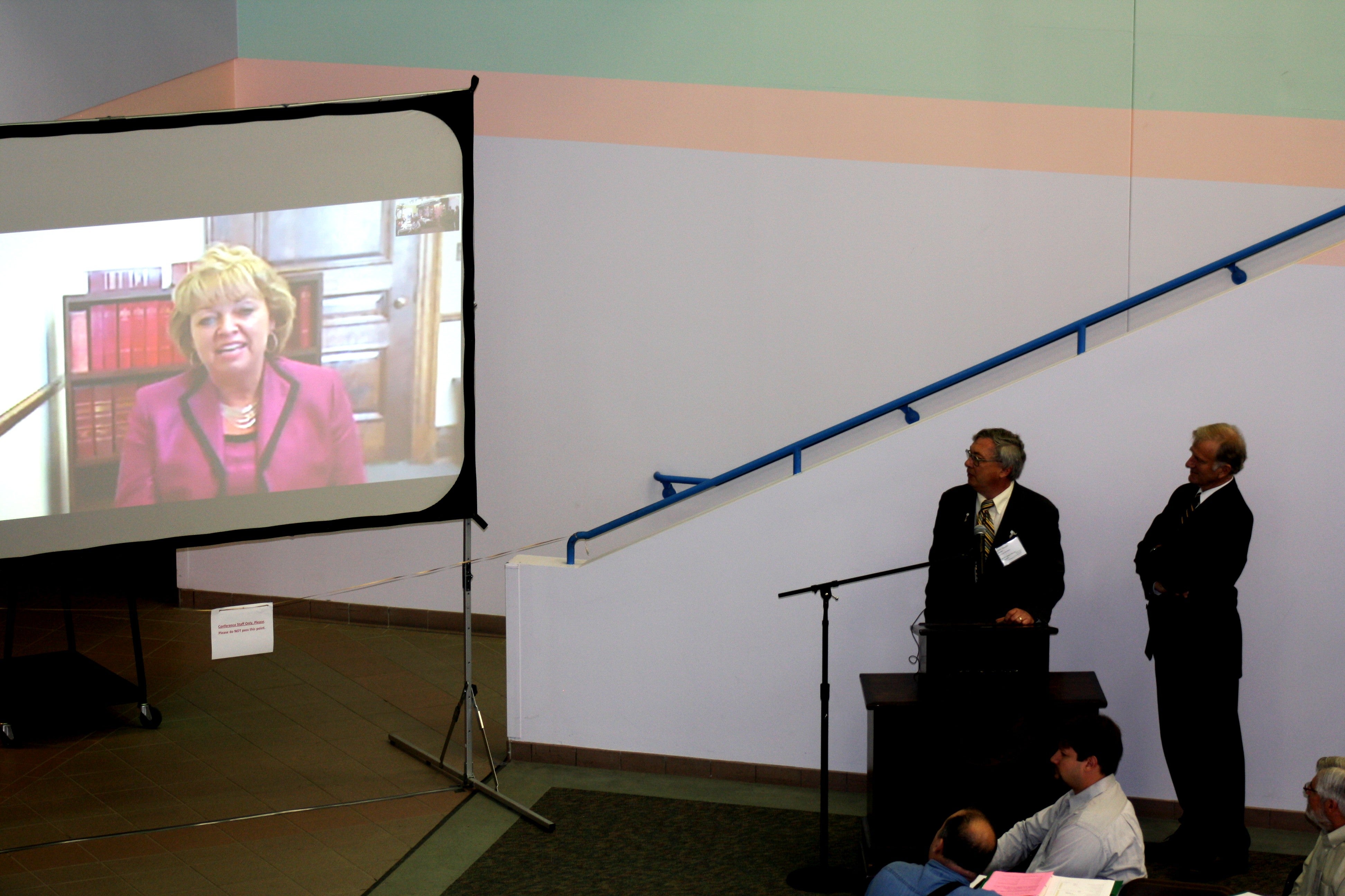 Senator Ritchie Shows How to Be in Two Places at Once