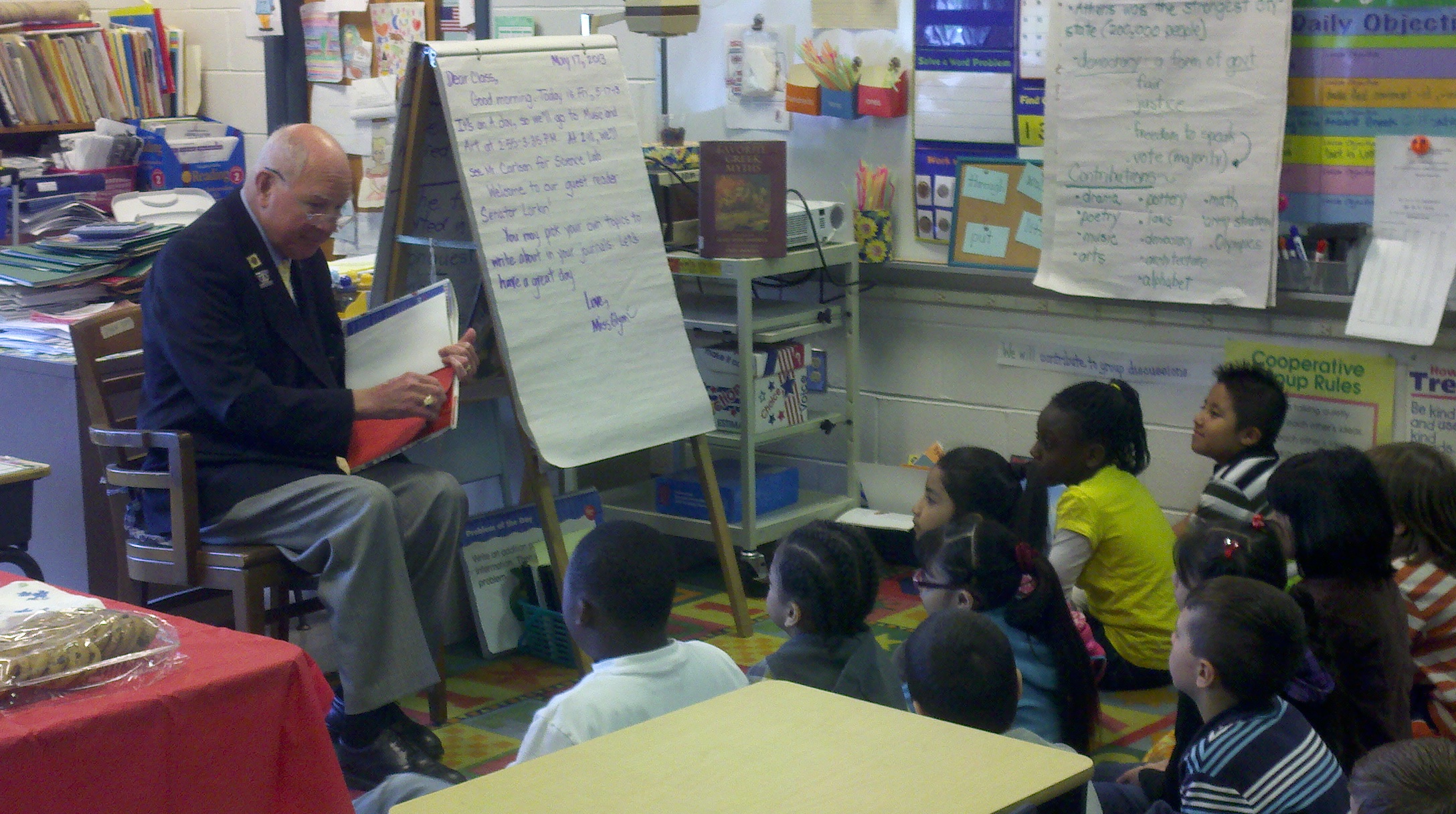 Senator Larkin Visits GAMS Tech Magnet School | NYSenate.gov