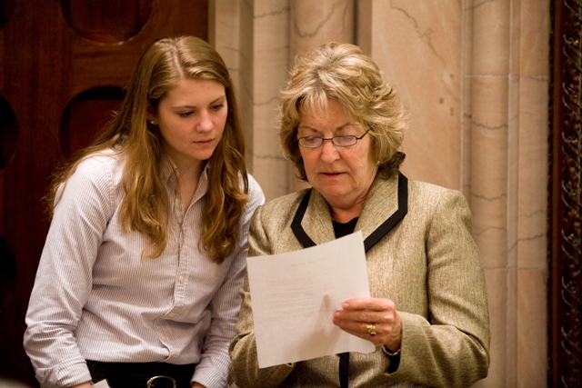 Shannon Sara of Queensbury shadows Senator Betty Little | NYSenate.gov