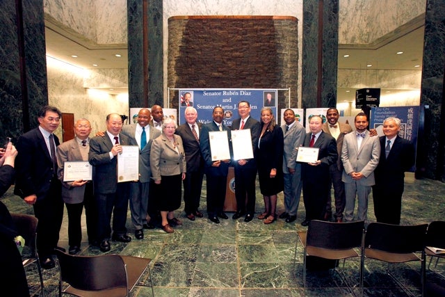 Senator Hassell-Thompson and her Senate colleagues celebrate Taiwan ...