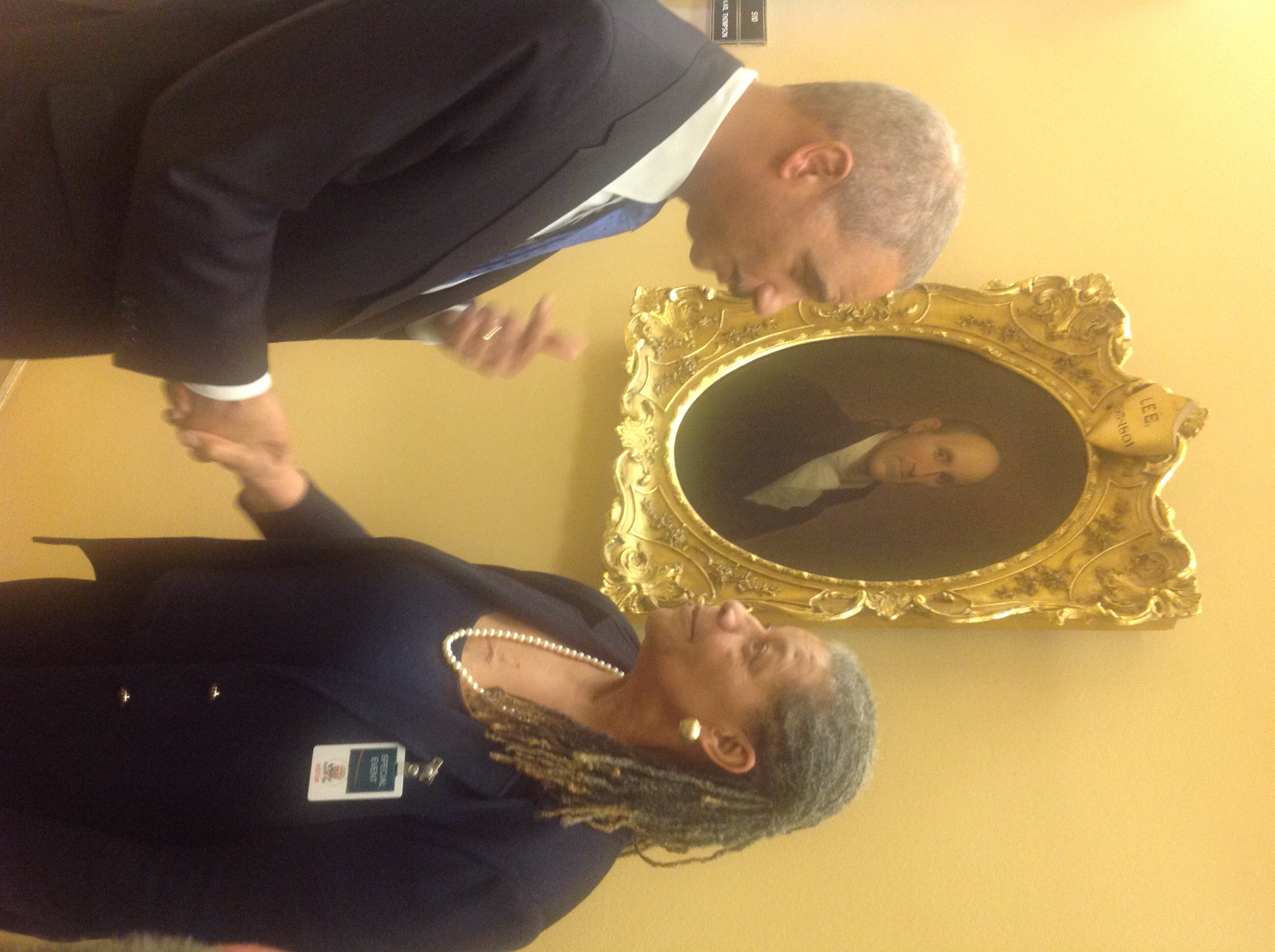 Senator Ruth Hassell-Thompson and United States Attorney General Eric ...