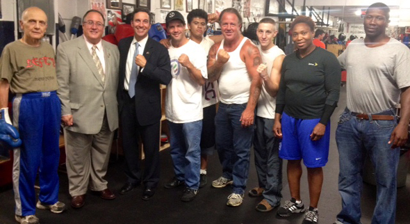 Senator Martins Visits Local Business - Westbury Boxing Gym | NYSenate.gov