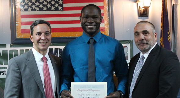 SENATOR MARTINS HONORS AND CONGRATULATES DAVID LOUIS ON DRAFT INTO THE ...
