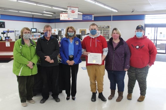 Senator Helming Presents Commendation Award to Andrew Weaver of Palmyra ...