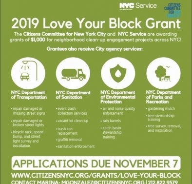 2019 Love Your Block Grant | NYSenate.gov