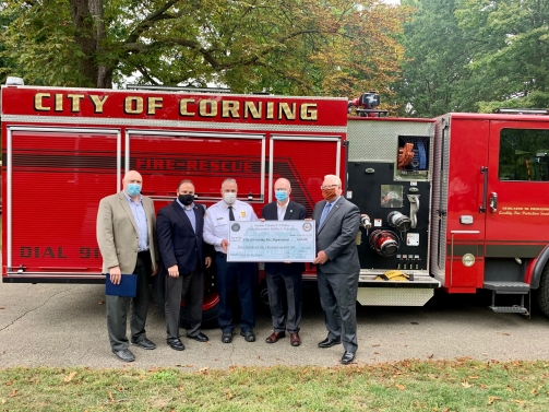 O’Mara, Palmesano join Corning officials, firefighters to showcase new ...