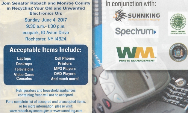 Senator Robach To Host Free Electronics Recycling Event | NYSenate.gov