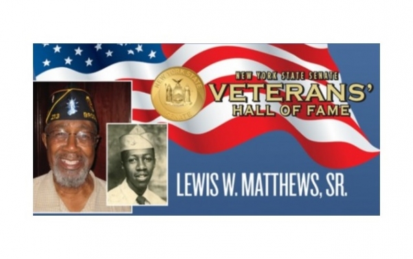 Senator Montgomery Inducts Lewis W. Matthews, Sr. into the New York ...